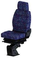 China Adjustable Headrest Height Railway Train Driver Seat 590mm × 620mm × 1285mm for sale