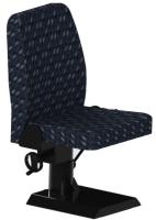 China Adjustable Headrest Height Railway Train Driver Seat 590mm × 620mm × 1285mm for sale