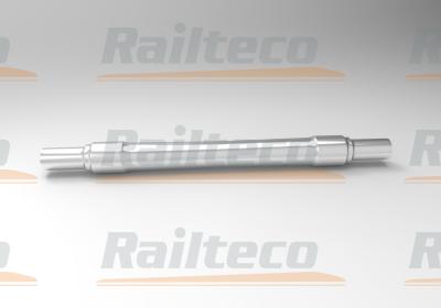 China 32.4 Ton Railway Wheel Axle Wide Gauge 1676mm Bearing Center Distance 2197mm for sale