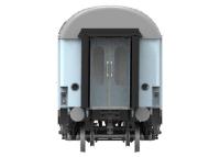 China 1435mm Gauge Passenger Rail Car 63T Load Capacity 160km/h Railway Coach for sale