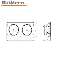 China Railway Locomotive Headlight DC24V 35W Xenon 70W Halogen Long Life Span for sale