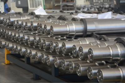 China Railway Axle 2180mm Bogie Axle for Railroad Wagon EN13261 EA1N Standard for sale