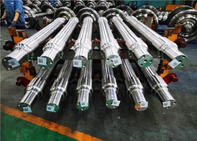 China Railroad Wagon Axle 2180mm Length 130mm Journal Diameter AAR IRIS ISO Certified for sale