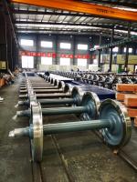 China Railway Wagon Wheel Set AAR EN TB Standard CL60 ER7 ER8 Railroad Axle Assembly for sale