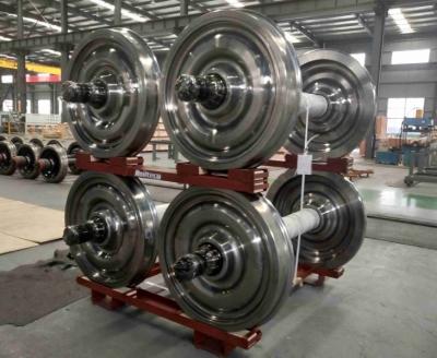 China BA319 25t Railway Wheel Set EN13260 Forged ER7 EA1N Freight Wagon Wheelset for sale