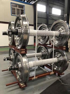 China BA318 Railway Wheel Set 22.5t Axle Load EN13260 Forged ER7 EA1N Freight Wagon for sale