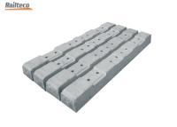 China 2600mm Type III Railway Bridge Concrete Sleeper For Ballast Track for sale
