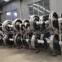 China Forged Steel BA004 920mm Railway Wheel Set For Y25 Bogie for sale