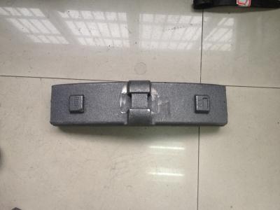 China Composite Plain Oiled Railway Brake Blocks Q235 Frame for sale