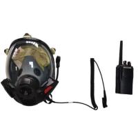 China Customized SCBA Full Face Mask Security With Long Distance Radio Communication for sale
