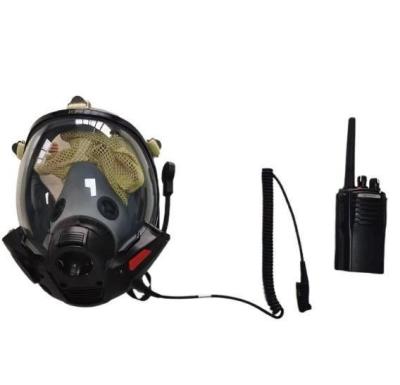 China Customized SCBA Full Face Mask Security With Long Distance Radio Communication for sale