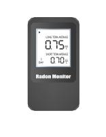 China OBM Home Portable Radon Detector Lightweight with Lithium Battery for sale