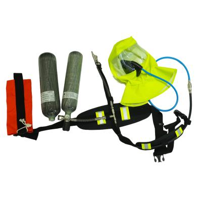China Portable Escape Breathing Device with Adjustable Harness and 2L or 3L Cylinder for sale