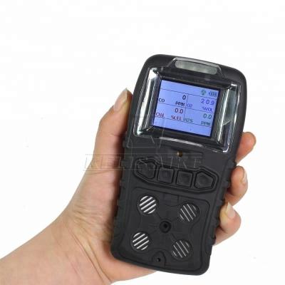 China Factory Price Pumping Portable Multi Gas Detector CH4 CO H2S O2 VOCs Gas Leak Analyzer for sale