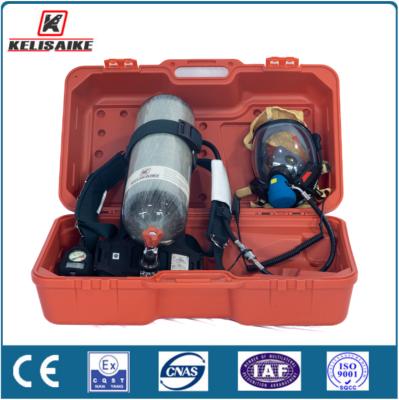 China Scba 300bar Self Contained Breathing Apparatus with Carbon Fiber Gas Cylinder for sale