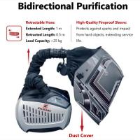 China P1004 Auto Darkening Air Filter Respirator Papr Welding Helmet for sale