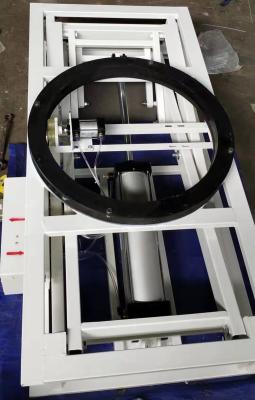 China Rotatable Air Powered Lift Table 125kg Capacity 350-850mm Height for Assembly Packaging for sale