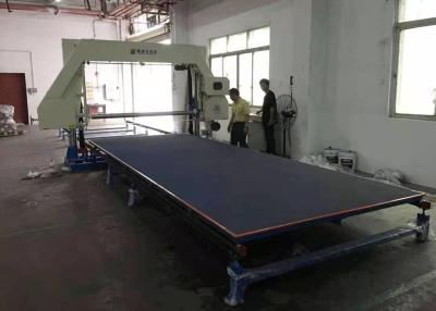 China Industrial Sponge Horizontal Cutting Machine 1650x2000x1200mm Adjustable Speed 0-30m/min for sale