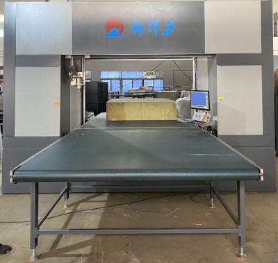 China CAD Software Sofa Sponge 10Kw Steel CNC Foam Cutting Machine for sale