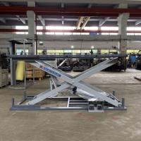 China Pneumatic Lift Table Adjustable Height 500mm Range 125kg Capacity for Assembly Line for sale
