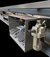 China Adjustable Height Pneumatic Lift Table 125kg Capacity 350-850mm Height Range CE Certified for sale