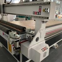 China Servo Motor 12kw HSD Shaft 30m/Min CNC Sofa Cutting Machine for sale