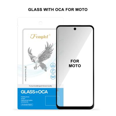 China MOTOROLA Straight Glass OCA Feaglet Genuine Touch Glass With OCA for sale