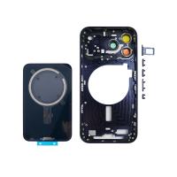 China Back Glass For 17promax /17pro With Aluminum Middle Frame And Magnet With Card Holder Accessory  For Repair Technicians Only for sale
