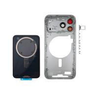 China Back Glass For 17promax /17pro With Aluminum Middle Frame And Magnet With Card Holder Accessory  For Repair Technicians Only for sale