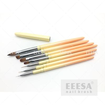 China Customized Ombre Nail Brush Set No Deformation Stable Performance for sale