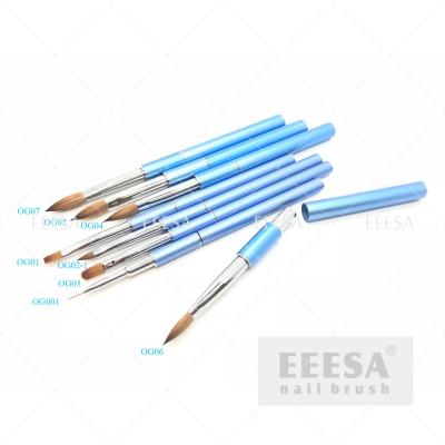 China Professional Nail Acrylic Brush Set  Taklon Hair Fashionable Design for sale