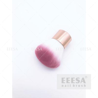 China Rose Gold Nail Dusting Brush  Nail Art  Cleaning Tool  40mm Hair Length for sale