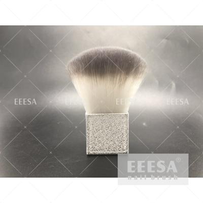 China Cubic Soft Nylon Nail Art Brush Cleaner  Effectively Nail Dust Remover Brush for sale
