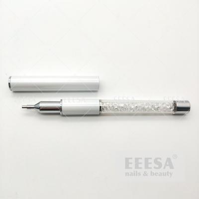 China Rhinestone Metal Handle  Nail Art Tools With Cap Easy To Handle for sale