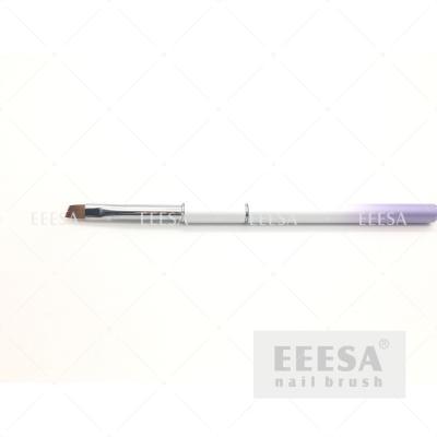 China Slant UV Gel Polish Brush Good Water Absorption Stable Performance for sale