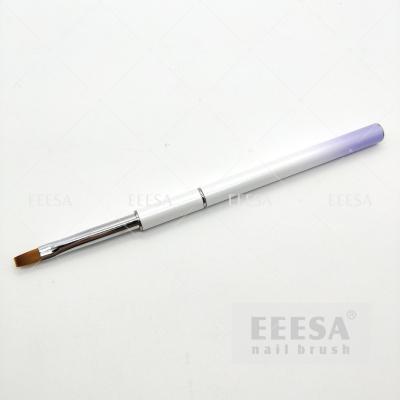 China Beautiful Appearance Nail Gel Brush Customized Logo Nail Art Brush Set for sale