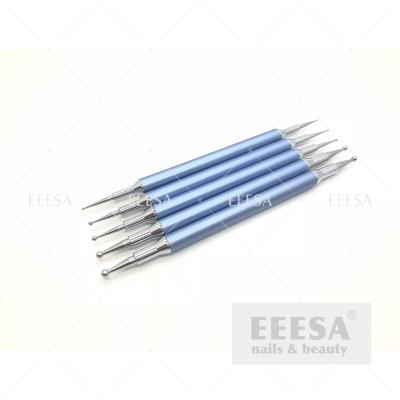 China Luxury Blue DIY Nail Art Tools Professional Different Size Easy To Handle for sale