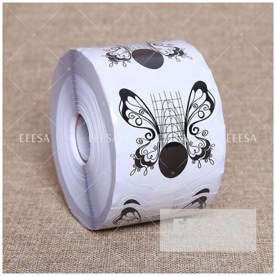 China Nail Salon Thick Paper Nail Forms Nail Extension Forms   Easy To Cut for sale