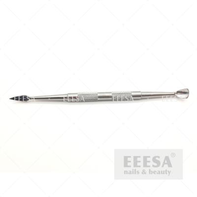 China Stainless Steel Nail Implements Double Head  Sand Polish Nail Clean for sale