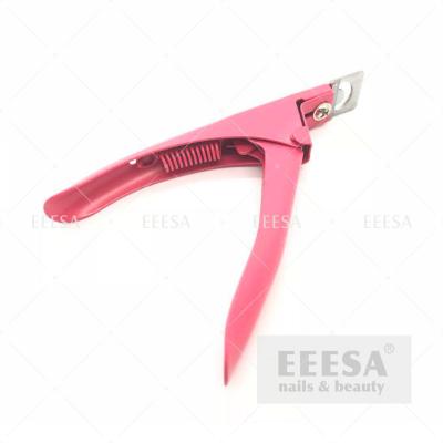 China Pink  Acrylic UV Gel  Nail Clipper Nail Care Implements Customize Logo for sale