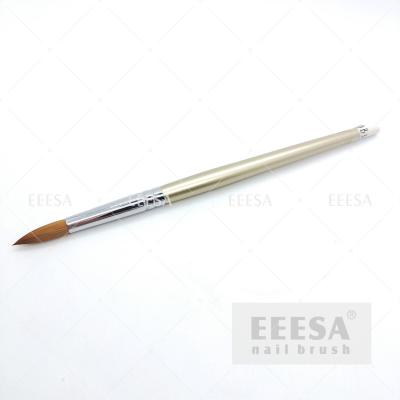 China Mixture Kolinsky Nail Brush Symmetric Brush Shape Gel Nail Art Brushes for sale
