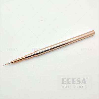 China Customized Size Nail Art Brushes Engraved Logo Long Working Life for sale