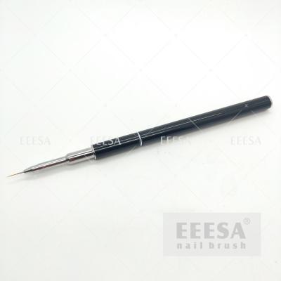 China 3mm Tiny  Nail Art Paint Brushes Good Water Absorption For Nail Stripping for sale