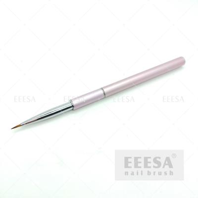 China Round Pure Kolinsky Acrylic Brush Professional  Aquarelle Nail Liner Brush for sale