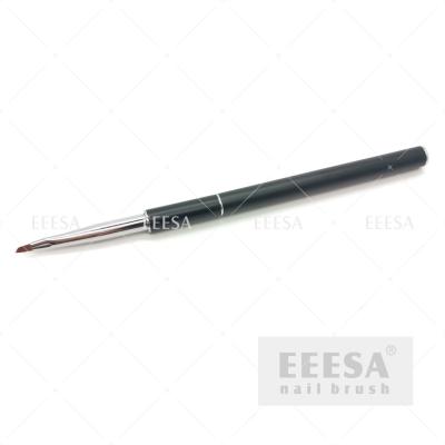 China Flower Painting Nail Art Brushes One Stroke Nail Brush Size 1 Hair Length  4mm 5mm for sale