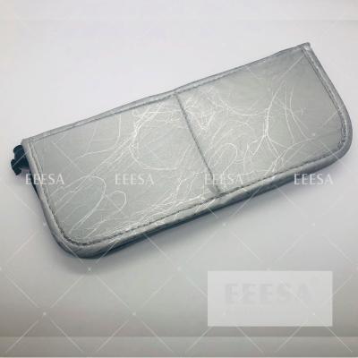 China Kolinsky Acrylic Nail Brush Case Holder Soft Custom Logo PU Leather Bag for sale