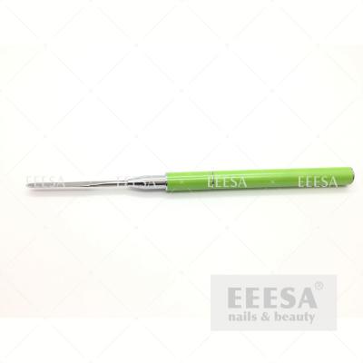China Metal Handle Spatula Nail Art Tools Single Head  For Poly Gel Nail Art Extension for sale