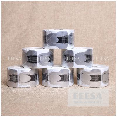 China Aluminum Foil Nail Extension Form Fast Dry Acrylic Nail Art Tools for sale