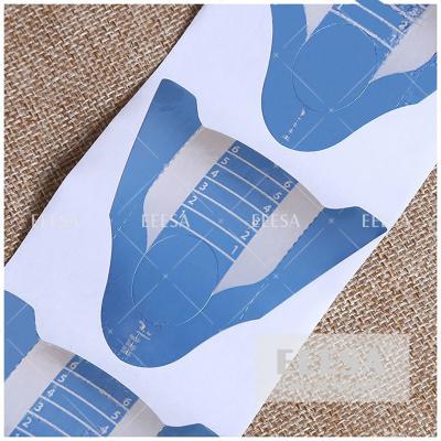China Paper Gel Nail Forms Acrylic Nail Art Extension Guide Forms Salon Use NF73 for sale
