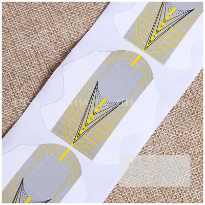 China Strong Paper Nail Form Salon Nail Extension Stiletto Almond Coffin Nails for sale